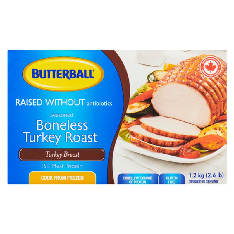 Butterball Frozen Seasoned Turkey Roast Boneless Turkey Breast 1.2 kg ...