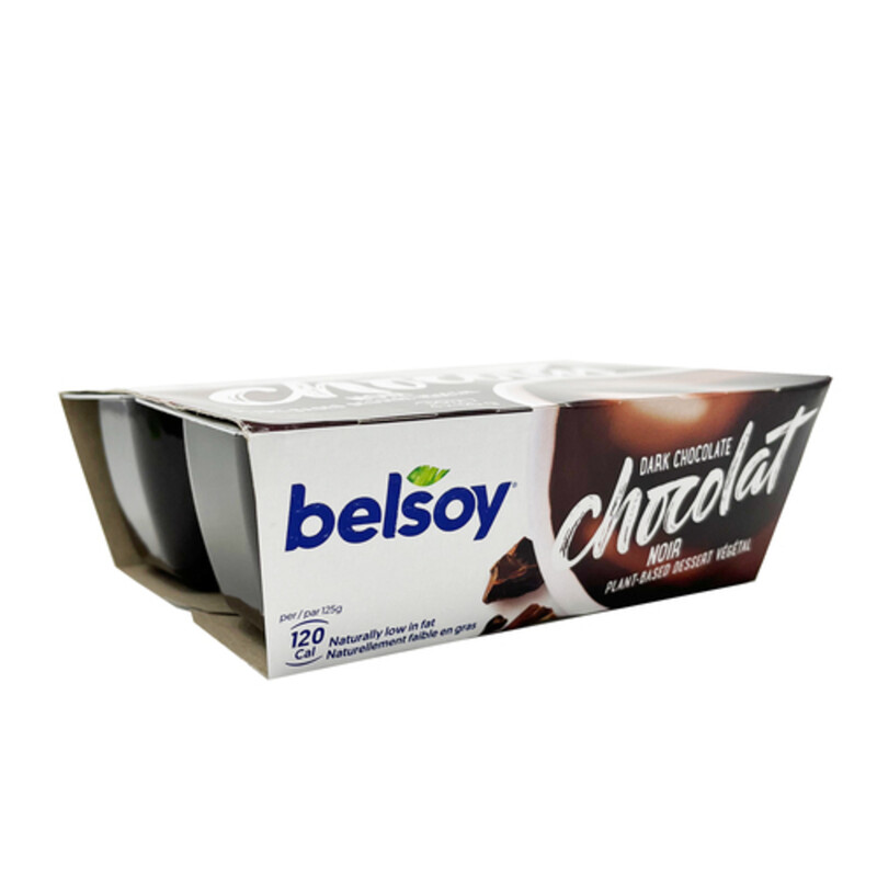 Belsoy Gluten-Free Dessert Dark Chocolate 4 x 125 g - Voilà Online ...