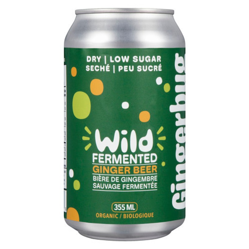 Gingerbug Wild Fermented Ginger Beer Dry Low Sugar 355 ml - Voilà ...
