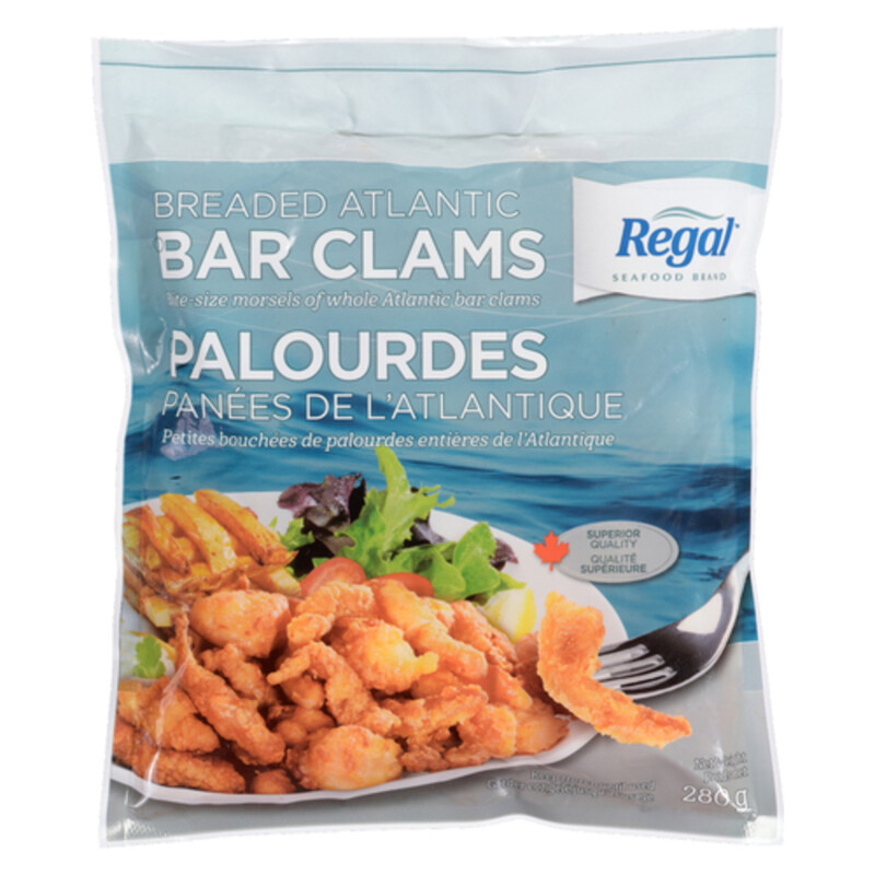 Regal Seafood Atlantic Clams Bar Breaded 280 g (frozen) - Voilà Online ...