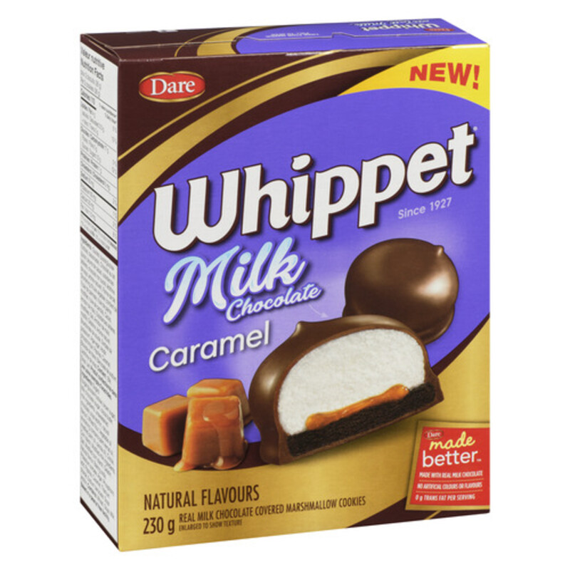 Dare Whippet Chocolate Covered Marshmallow Cookies Milk Chocolate ...