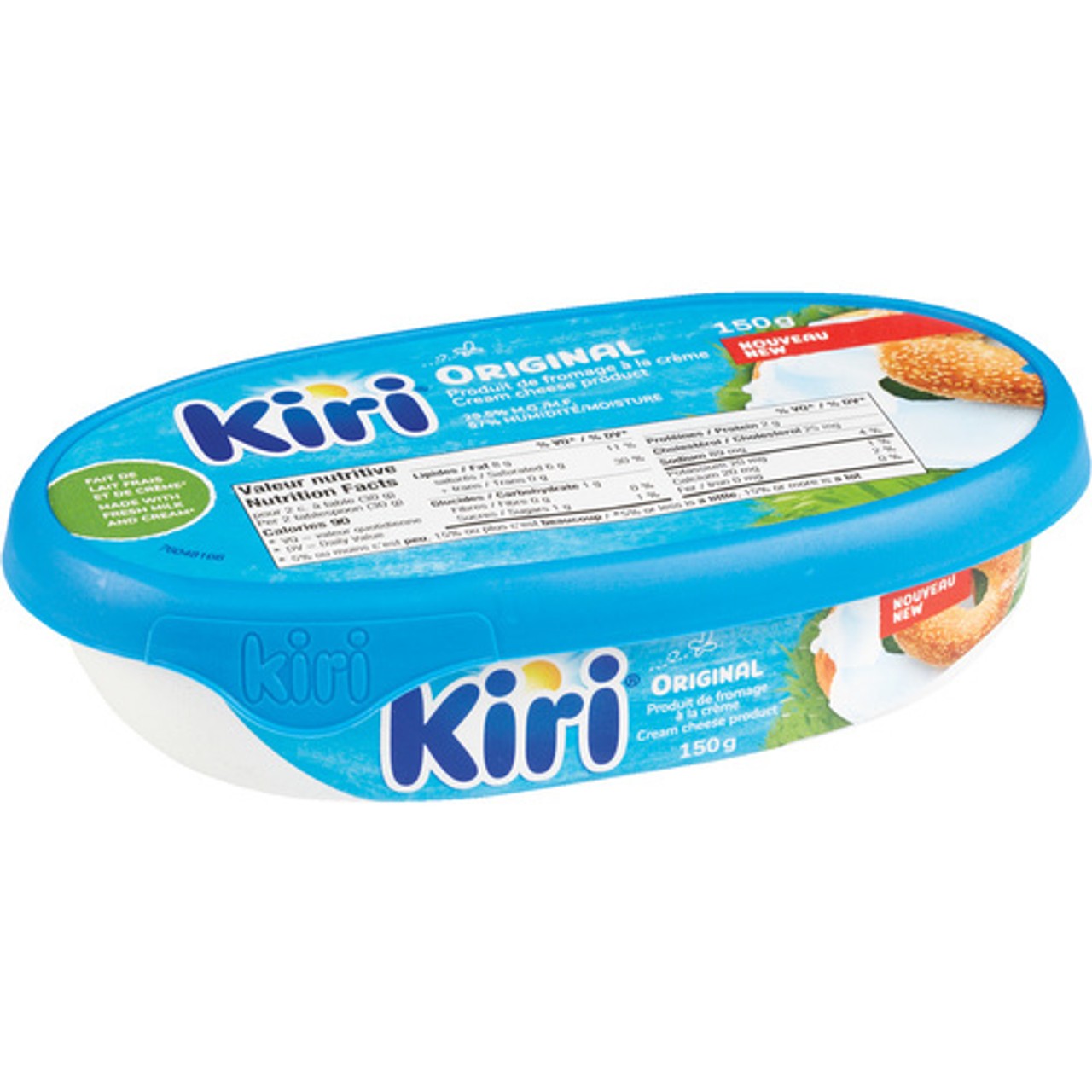 Kiri Cream Cheese Tub Original 150 g - Voilà Online Groceries & Offers