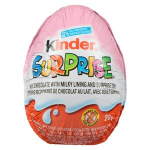 Kinder Surprise Pink Single Egg Milk Chocolate With Milky Lining 20 g ...