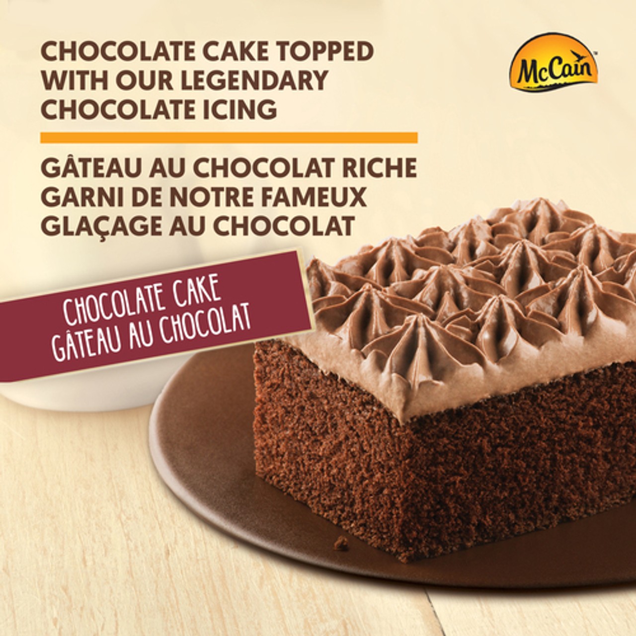 McCain Deep'n Delicious Cake Chocolate 500 g - Voilà Online Groceries ...