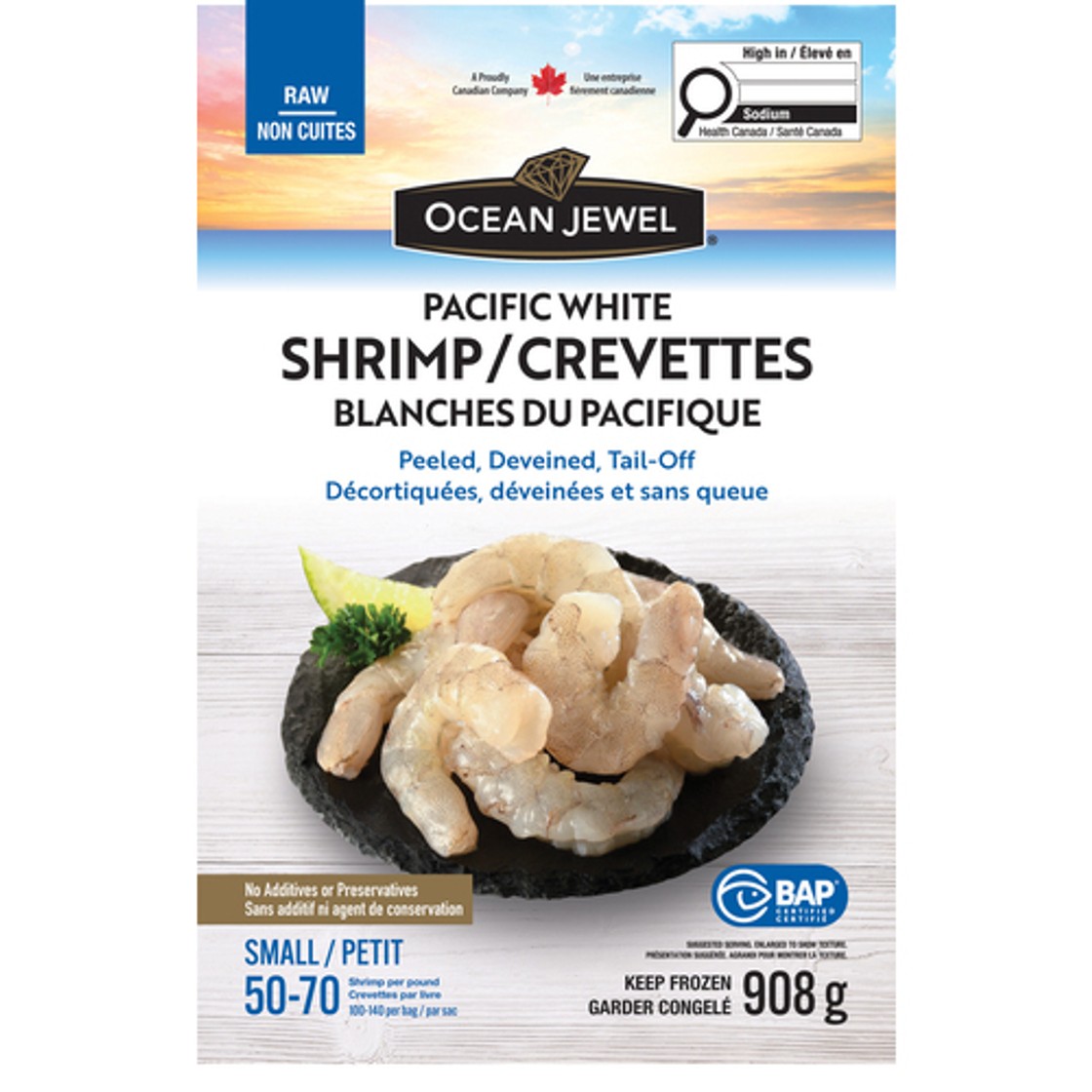 Ocean Jewel Frozen Shrimp Pacific White Raw 908 g - Voilà Online ...