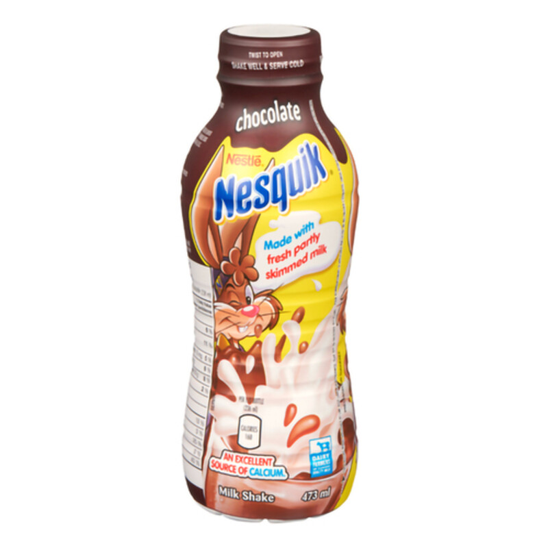 Nestle Nesquik Milkshake Chocolate 473 ml - Voilà Online Groceries & Offers