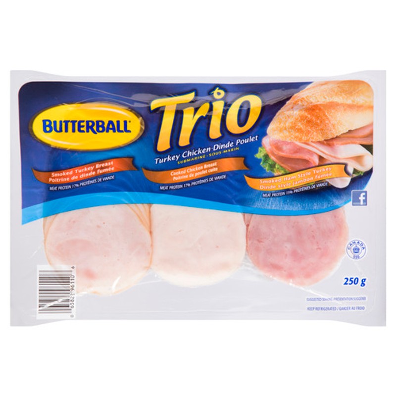 Butterball Trio Turkey & Chicken 250 g - Voilà Online Groceries & Offers