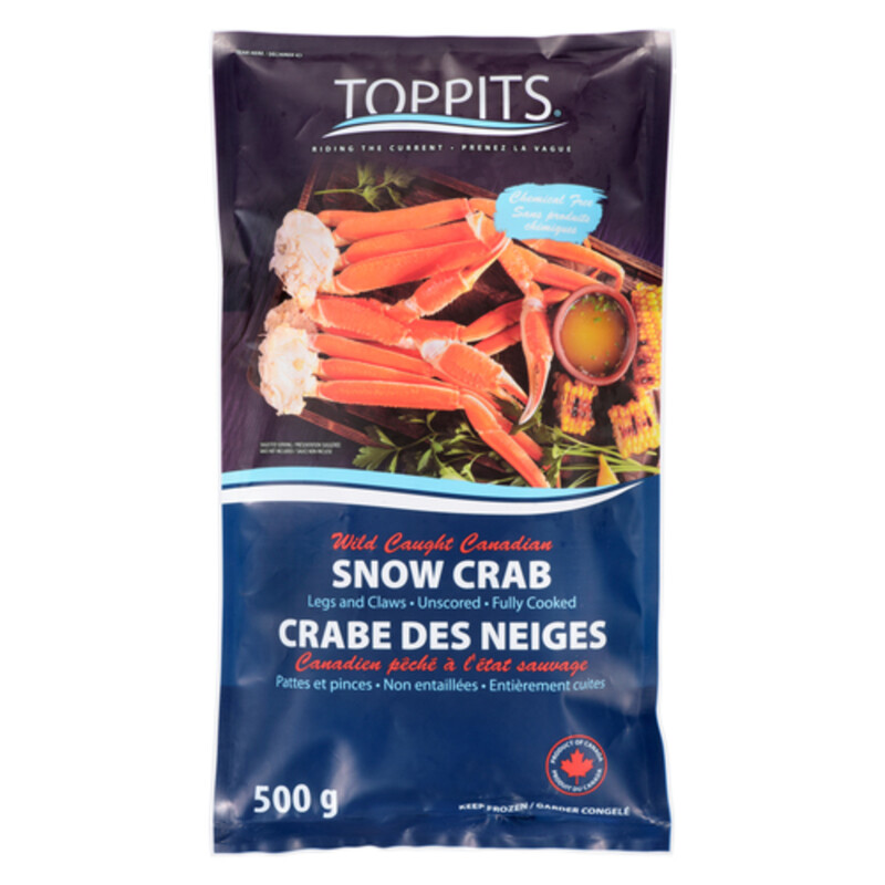 Toppits Frozen Snow Crab Legs And Claws 500 g - Voilà Online Groceries ...