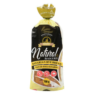 Natural Bakery Bread Bavarian Rye 700 g - Voilà Online Groceries & Offers