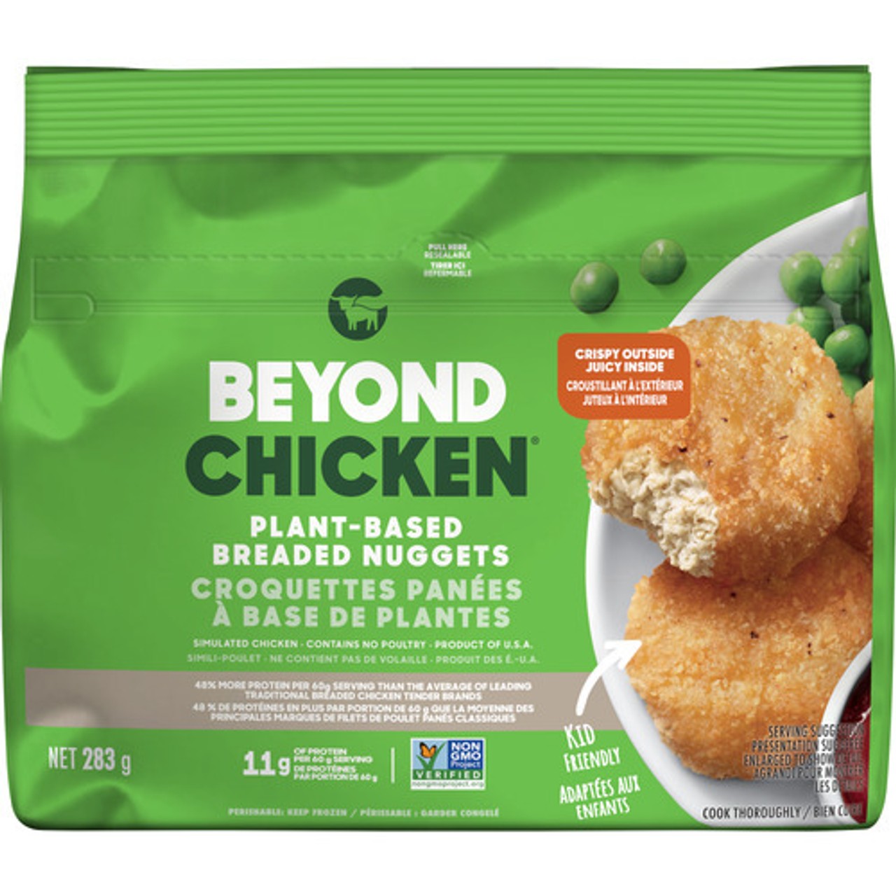 Beyond Frozen Plant Base Chicken Nuggets 283 g - Voilà Online Groceries ...