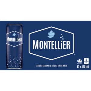 Montellier Carbonated Natural Spring Water 10 x 355 ml (cans) - Voilà ...