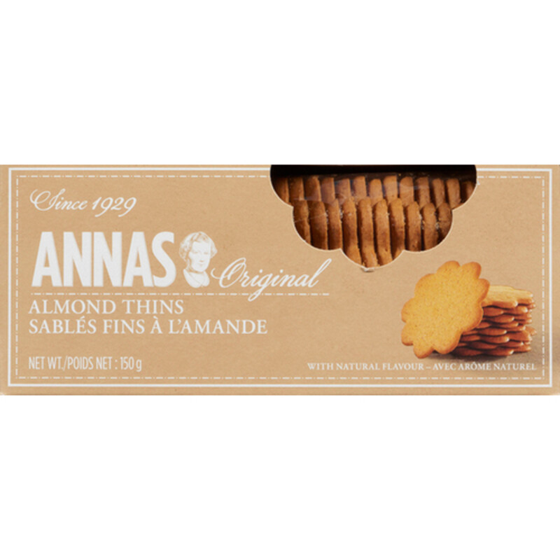 Annas Original Almond Thins 150 g - Voilà Online Groceries & Offers