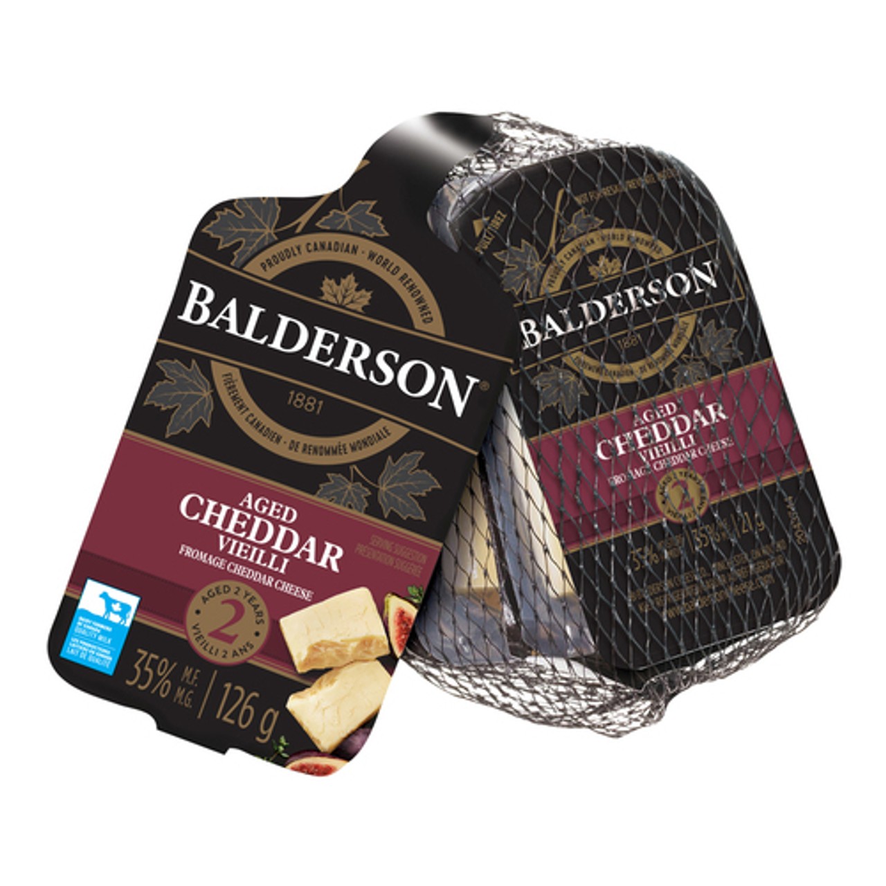 Balderson Cheddar Cheese 2 Year Old Portions 6-Pack 280 g - Voilà ...