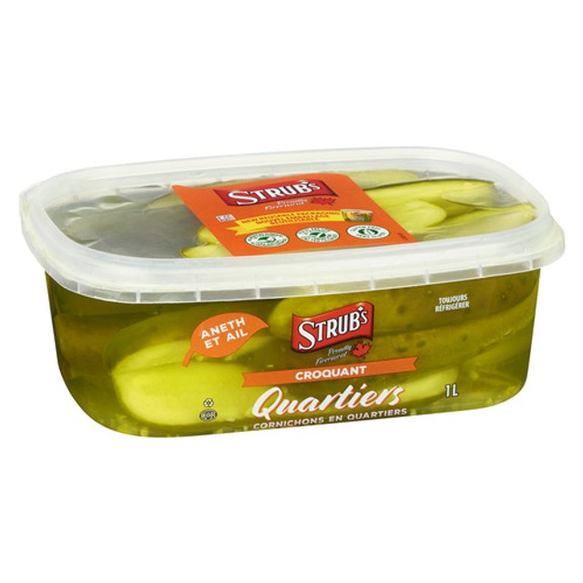 Strub's Dill Pickle Spears Crispy Garlic & Dill 1 L - Voilà Online ...