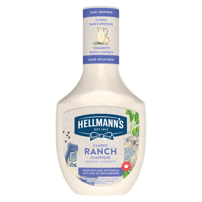 Hellmann'S Dressing Classic Ranch Salad Dressing For Sandwiches And ...