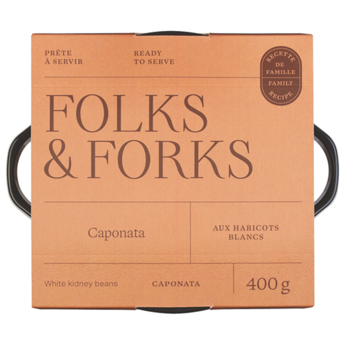 Folks & Forks Caponata Kidney Beans White 400 ml - Voilà Online Groceries & Offers