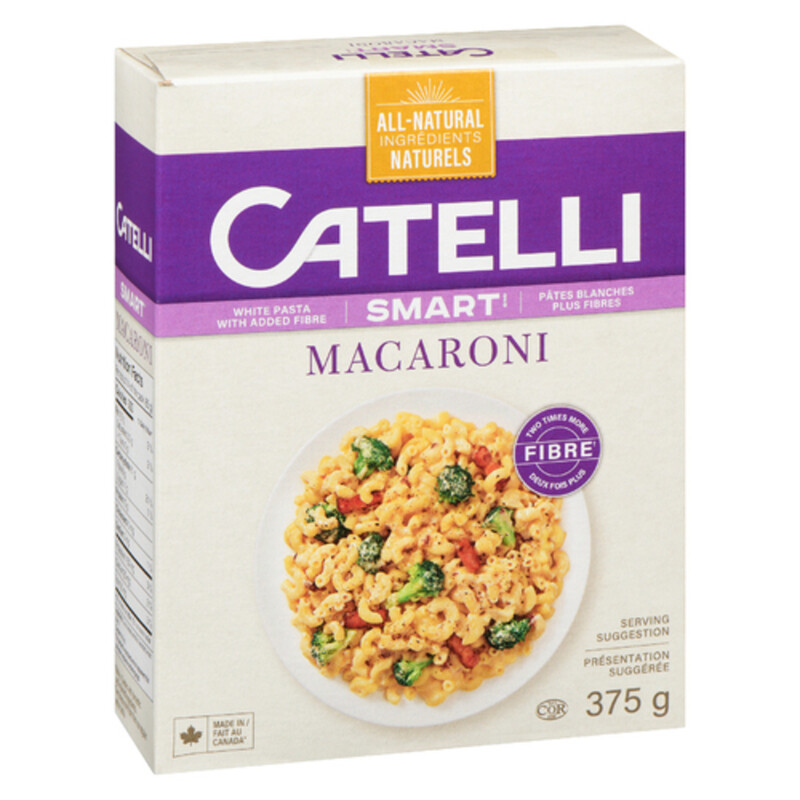 Catelli Smart Pasta Macaroni 375 g - Voilà Online Groceries & Offers