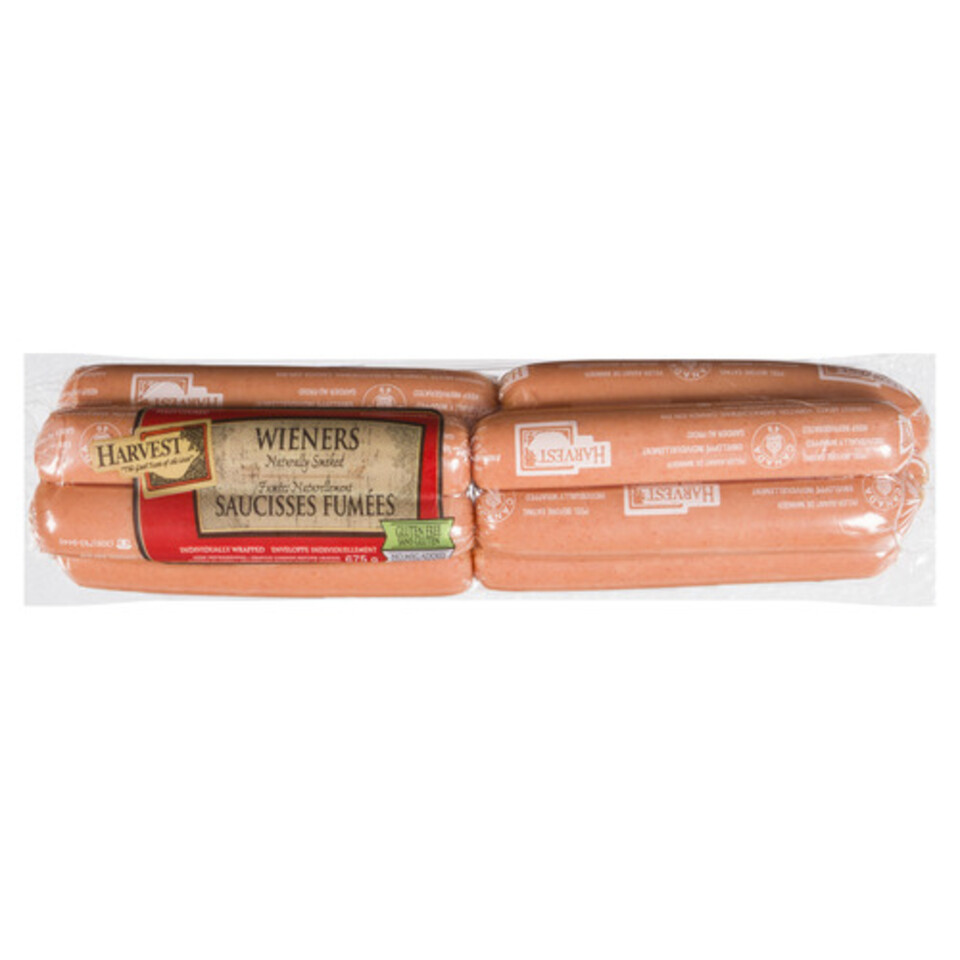 Harvest Meats Naturally Smoked Wieners 675 g - Voilà Online Groceries ...