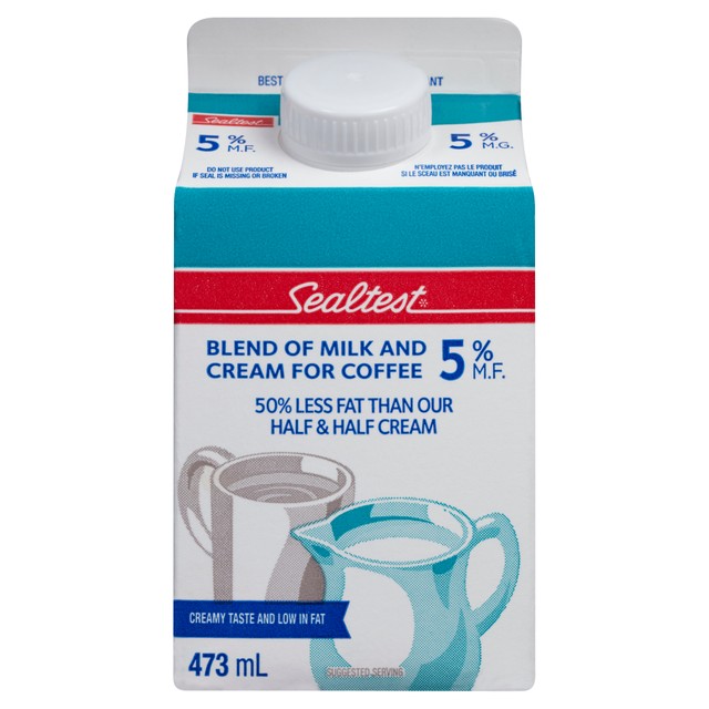 Sealtest 5% Cream Half & Half 473 ml - Voilà Online Groceries & Offers