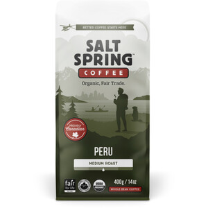 Salt Spring Organic Coffee Medium Roast Peru 400 g - Voilà Online ...
