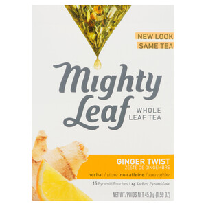 Mighty Leaf Artisan Ginger Twist Tea 15 EA - Voilà Online Groceries ...