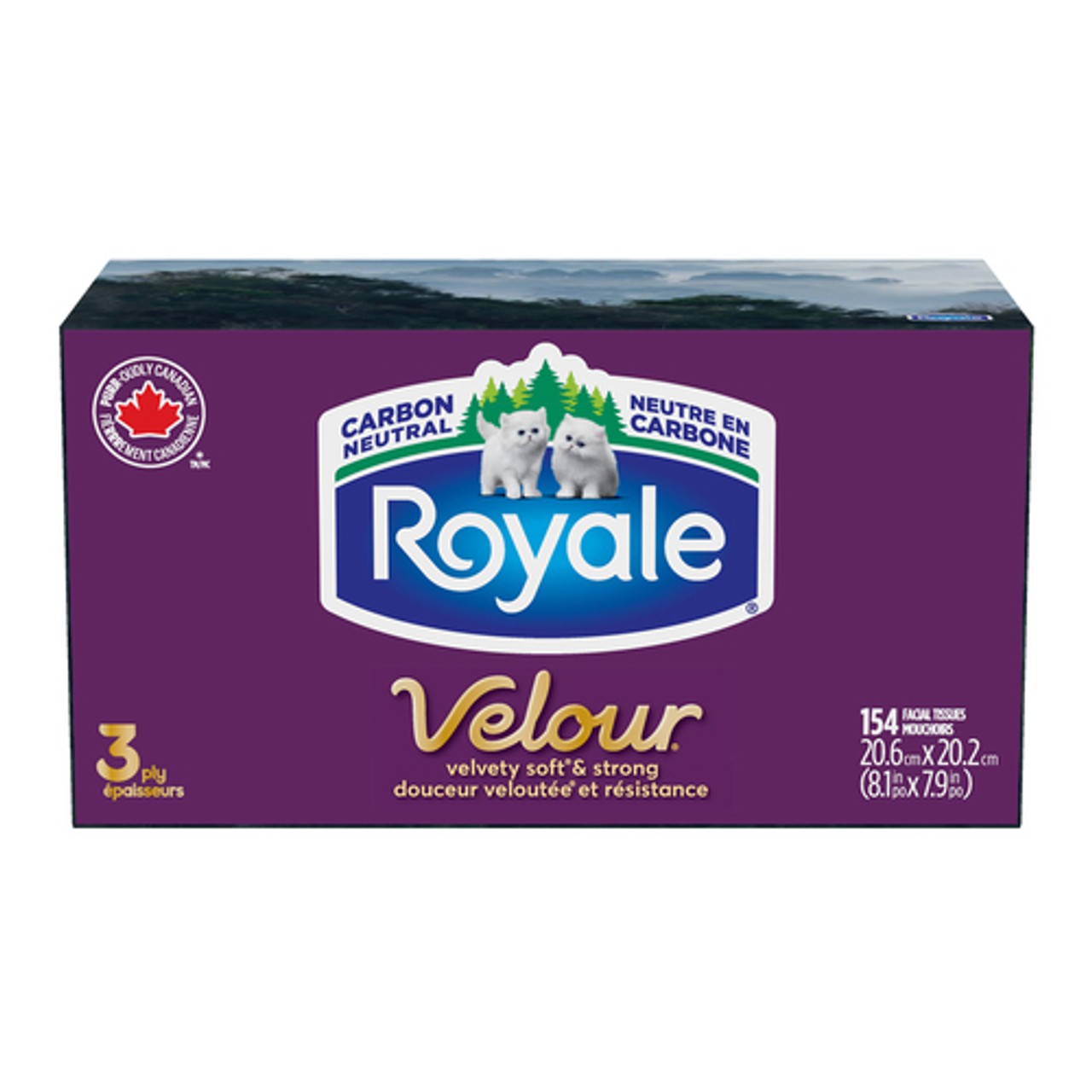 Royale Facial Tissues Velour 3-ply 1 Family Box - Voilà Online ...