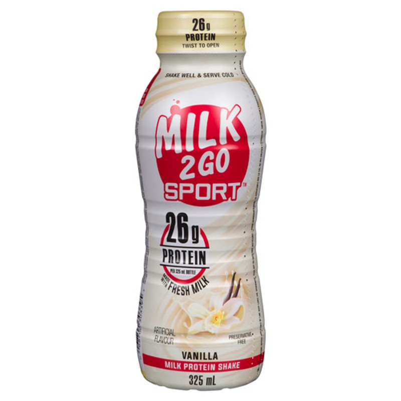 Milk 2 Go Sport Milk Vanilla 325 ml - Voilà Online Groceries & Offers