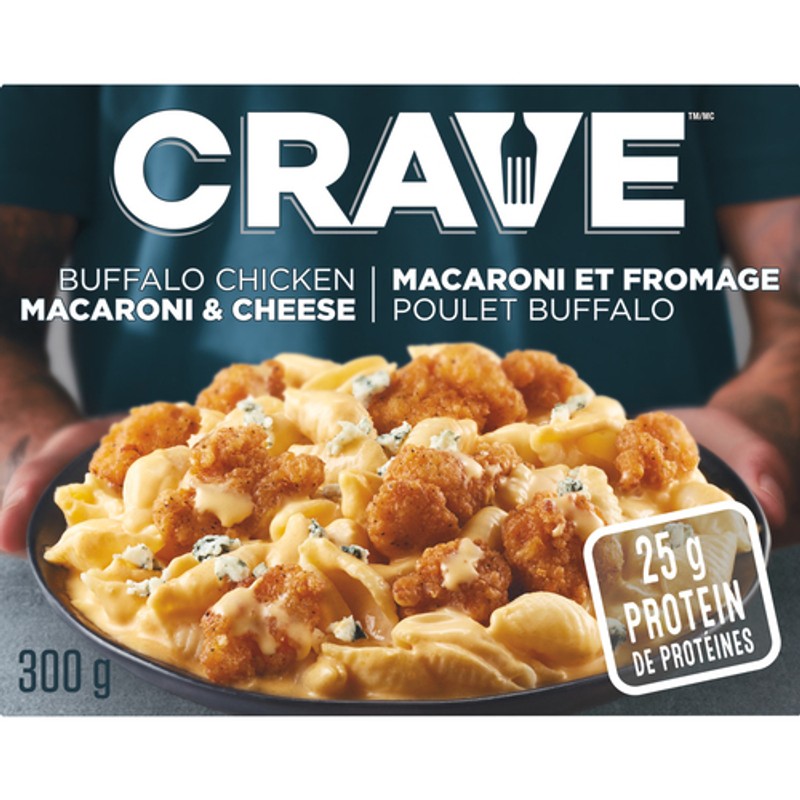 Crave Frozen Macaroni & Cheese Buffalo Chicken 300 g - Voilà Online ...