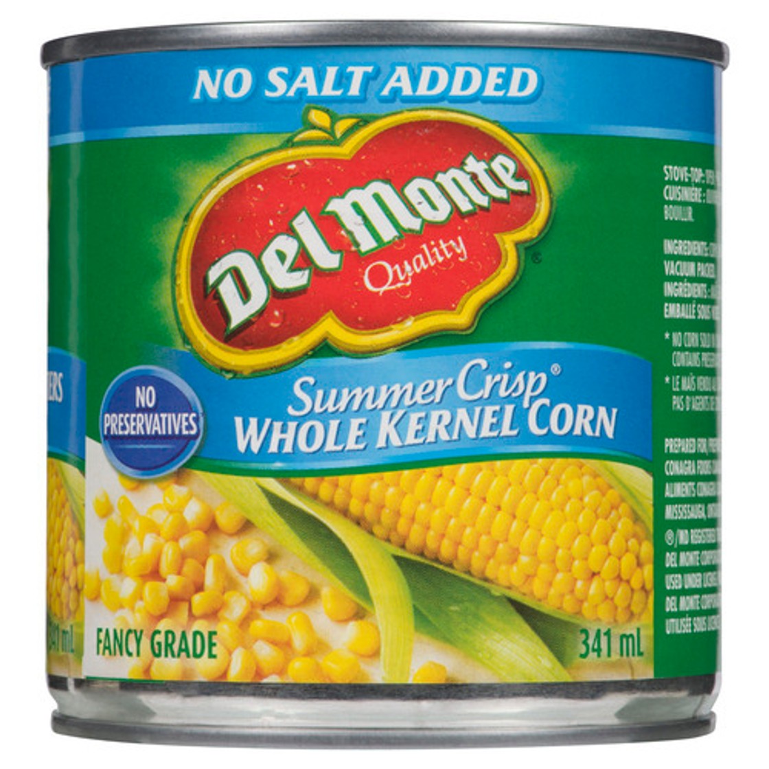 Del Monte Whole Kernel Corn Summer Crisp No Salt Added 341 ml - Voilà ...