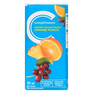 Compliments Frozen Juice Orange Punch 283 ml - Voilà Online Groceries ...