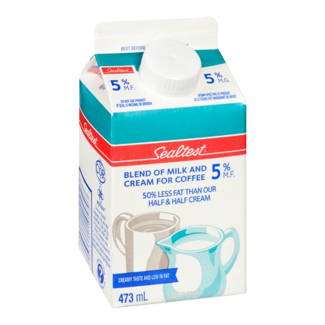 Sealtest 5% Cream Half & Half 473 ml - Voilà Online Groceries & Offers
