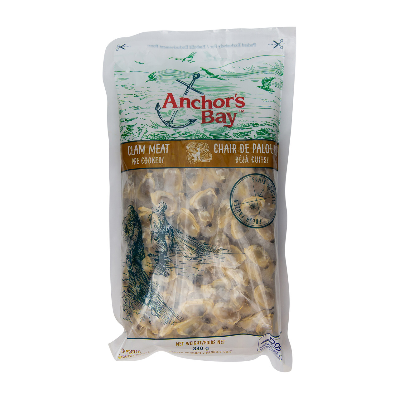 Anchor Bay Frozen Cooked Clam Meat 340 g - Voilà Online Groceries & Offers