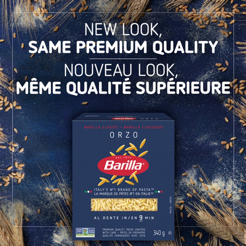 Barilla Pasta Orzo 340 g - Voilà Online Groceries & Offers