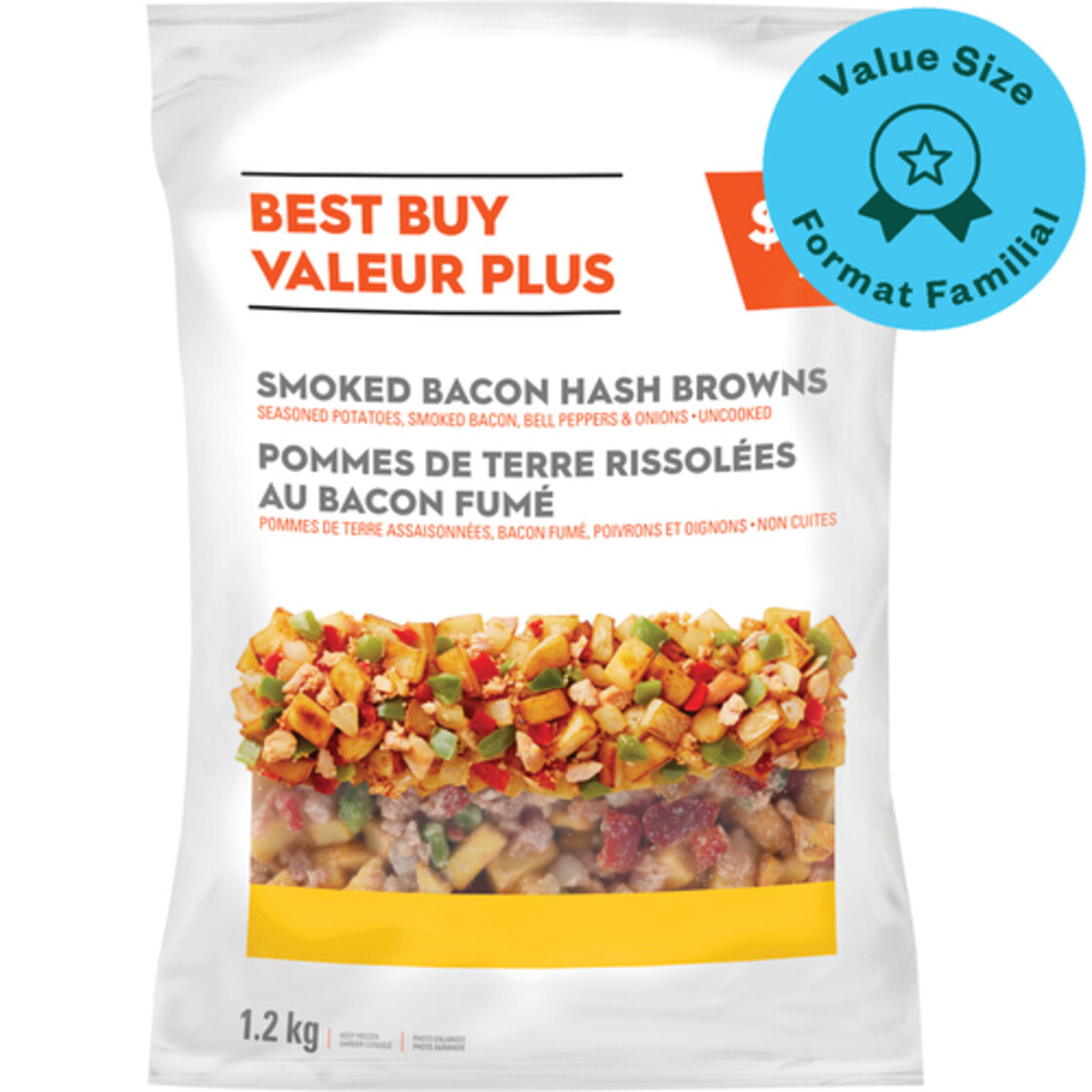 Best Buy Frozen Hash Browns Smoked Bacon 1.2 kg - Voilà Online ...