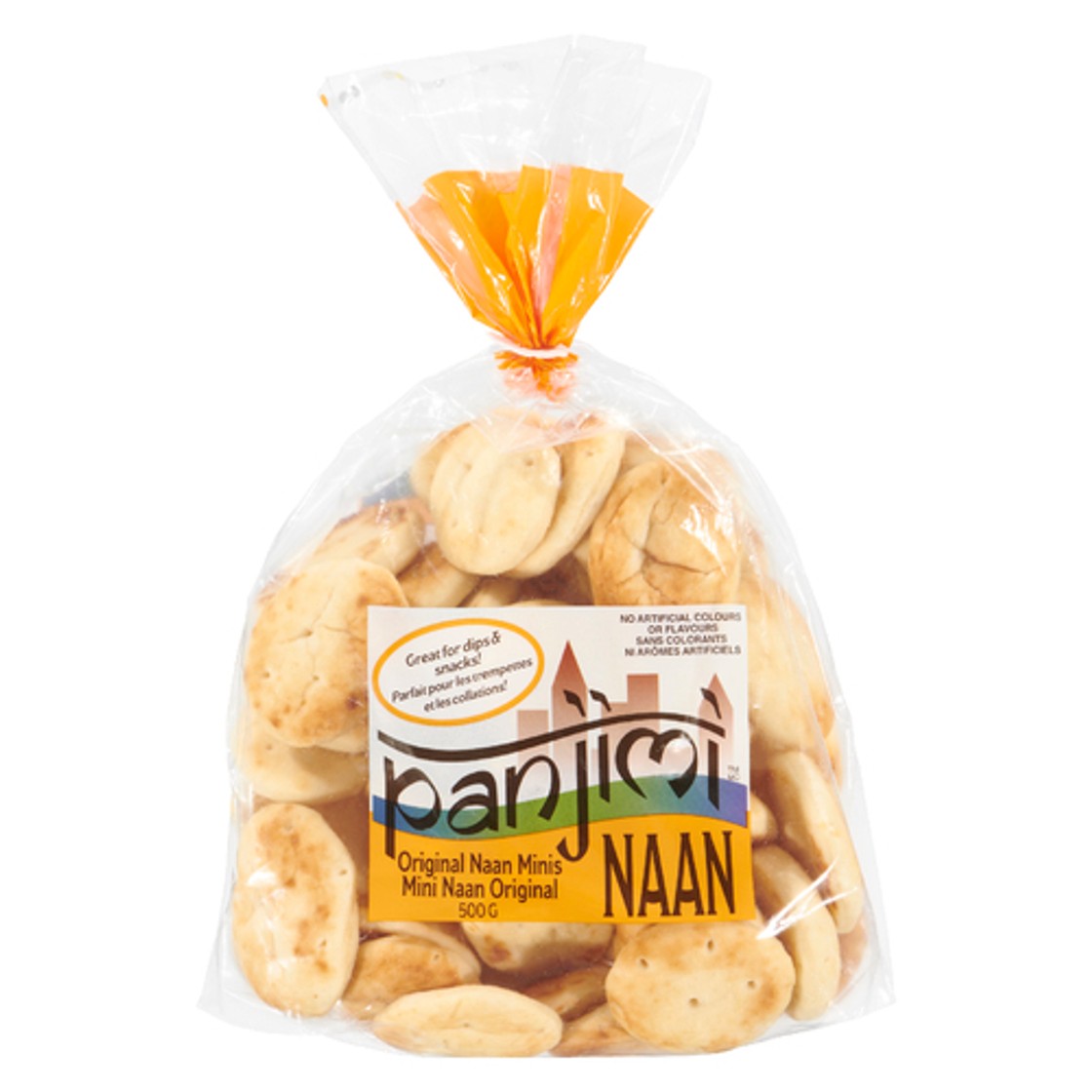 Panjimi Mini Naan Original 500 g (frozen) - Voilà Online Groceries & Offers