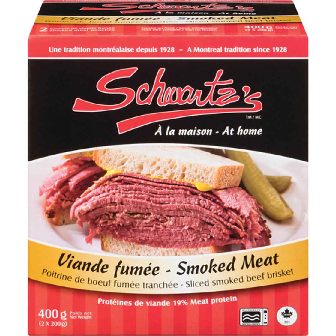 Schwartz's Smoked Meat 400 g - Voilà Online Groceries & Offers