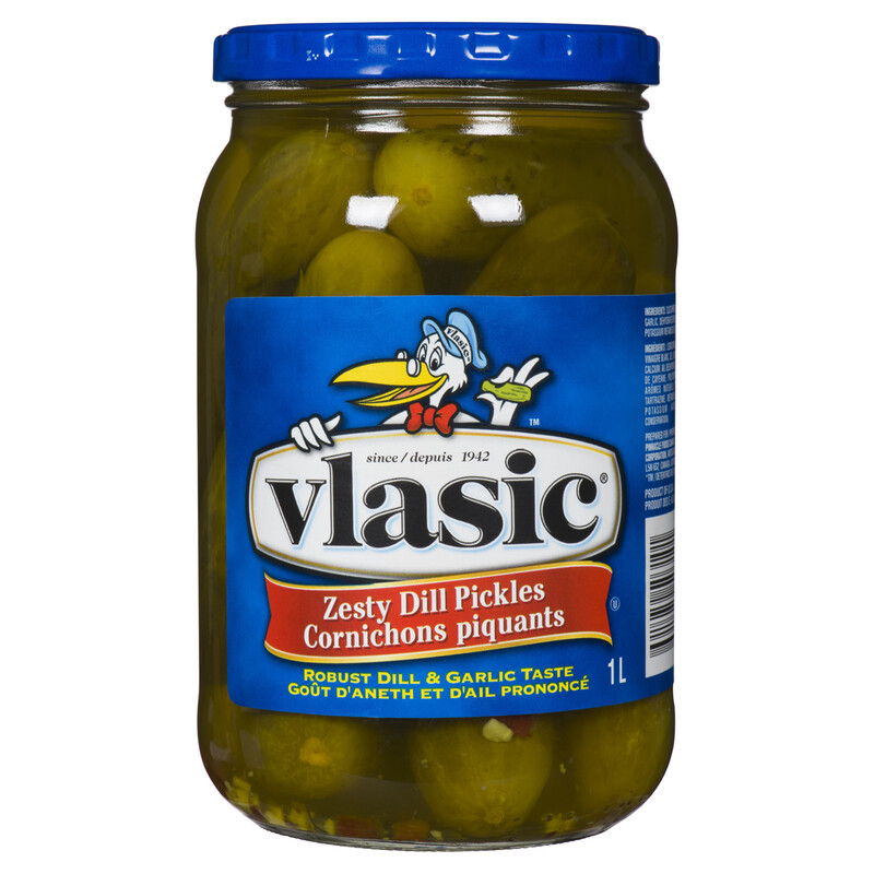 Vlasic Zesty Dill Pickles Garlic Taste 1 L - Voilà Online Groceries ...