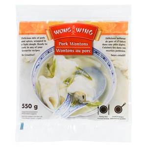Wong Wing Frozen Uncooked Wonton Pork 550 g - Voilà Online Groceries ...