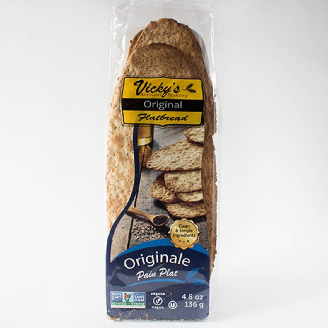 Vicky's Artisan Original Flatbread 130 g - Voilà Online Groceries & Offers
