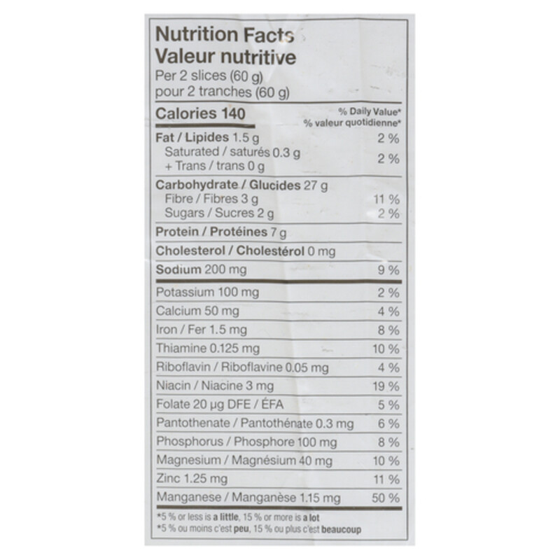 Compliments Bread Whole Wheat 570 g - Voilà Online Groceries & Offers