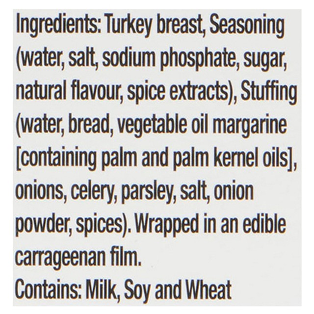 Butterball Frozen Turkey Roast Seasoned Boneless Stuffed Breast 1.2 kg ...