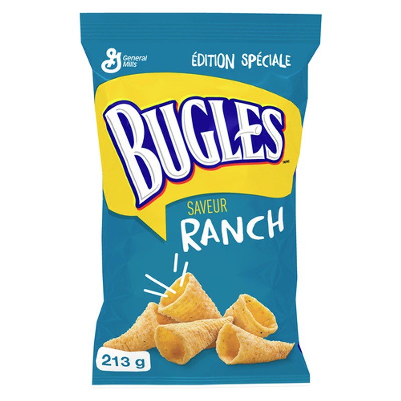 General Mills Bugles Corn Snacks Special Edition Ranch 213 g - Voilà ...