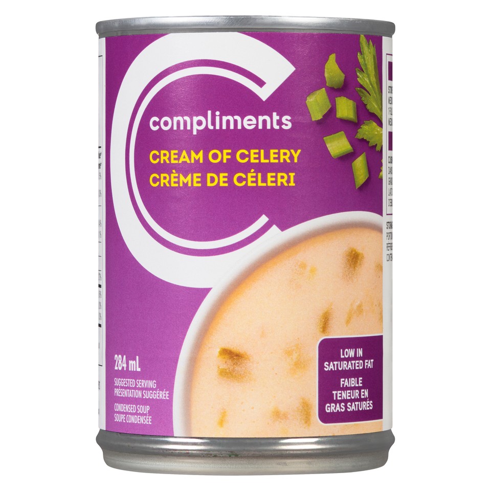 Compliments Soup Cream Of Celery 284 ml - Voilà Online Groceries & Offers