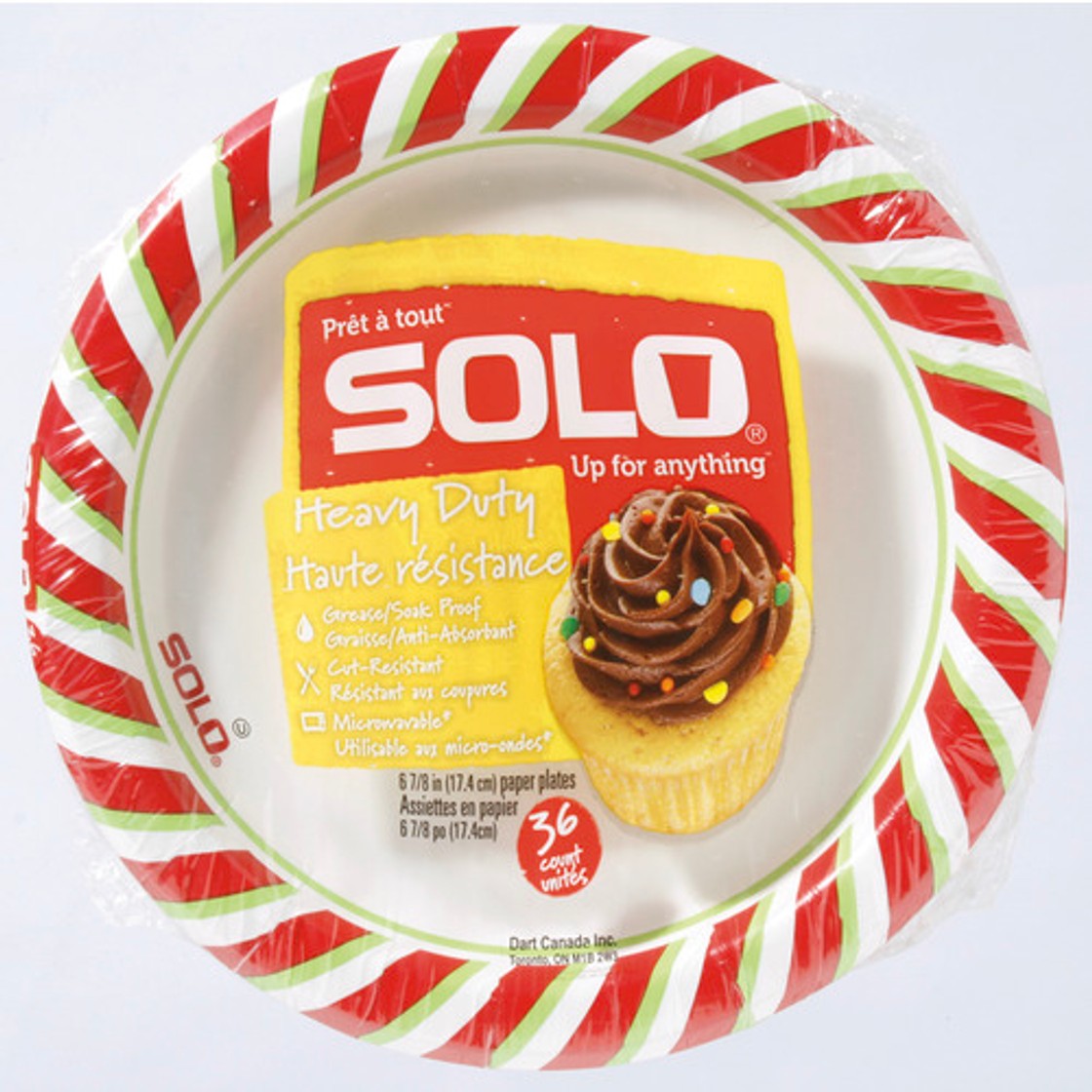 Solo Holiday Paper Plates 7 Inch 36 Pack - Voilà Online Groceries & Offers