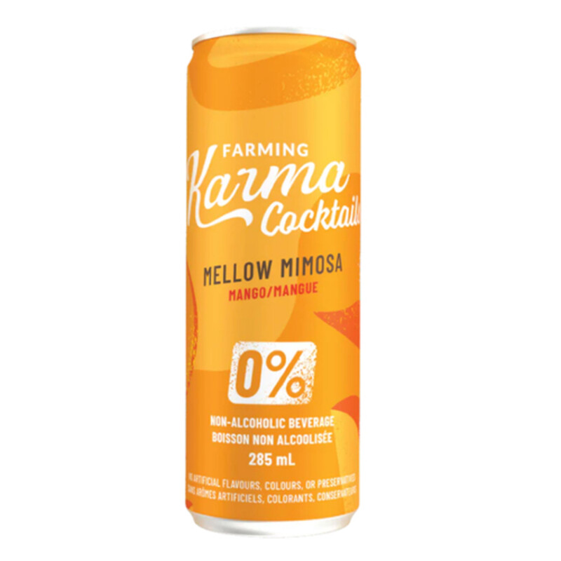Farming Karma Cocktails 0% Alcohol Drink Mellow Mimosa 285 ml - Voilà ...