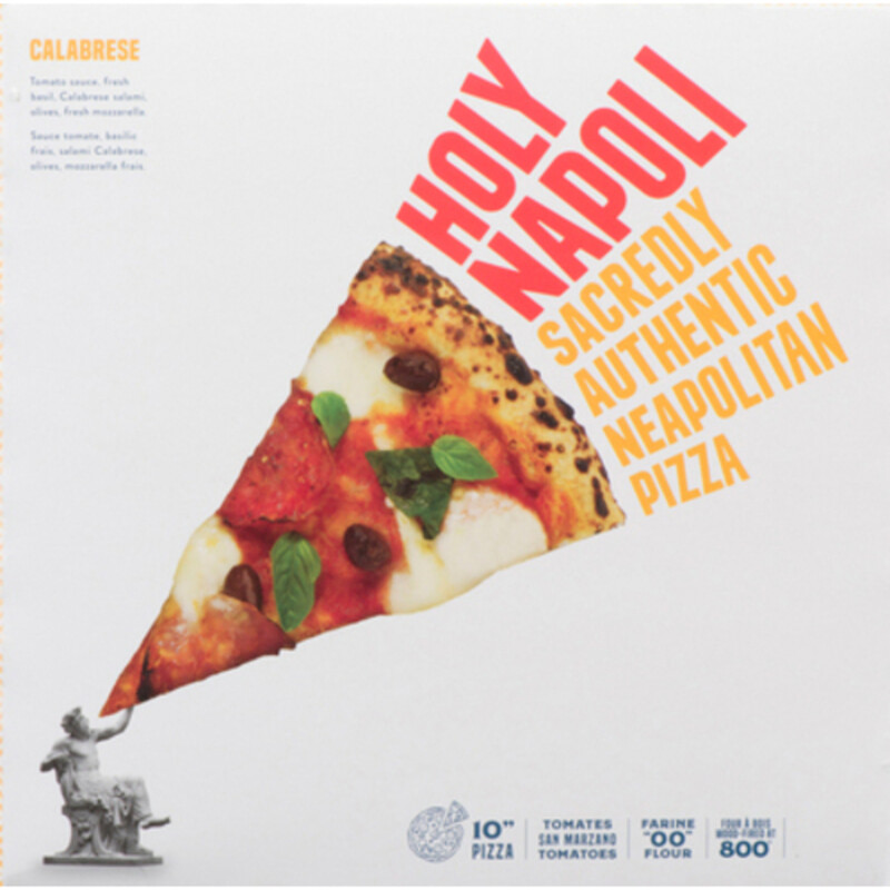 Holy Napoli Frozen Pizza Calabrese 425 g - Voilà Online Groceries & Offers