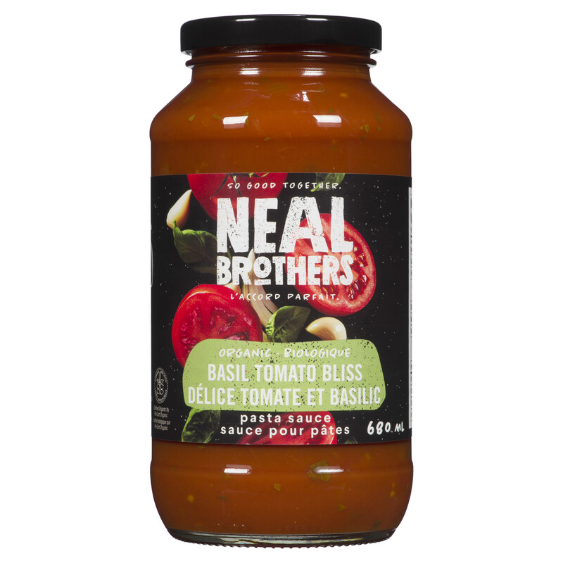 Neal Brothers Organic Pasta Sauce Basil & Tomato 680 ml - Voilà Online ...