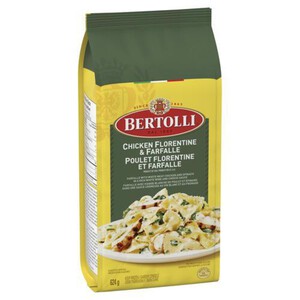Bertolli Frozen Pasta Dish Florentine And Farfalle Chicken 624 g ...