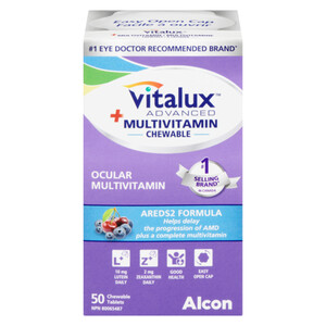Vitalux Advanced Plus Multivitamin Chewable Tablets 50 Count - Voilà ...