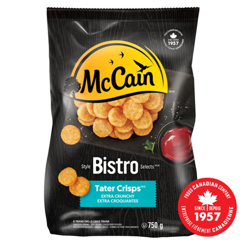 McCain Bistro Selects Tater Crisps Extra Crunchy 750 g - Voilà Online ...